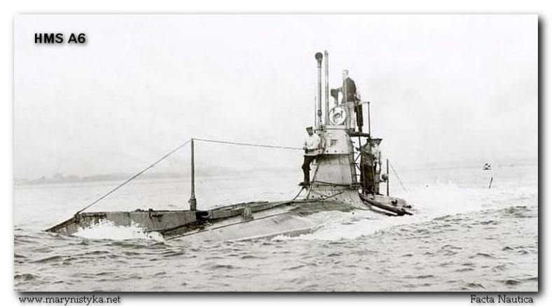 Okręty podwodne: Brytyjski okręt podwodny HMS A6 (typ 'A')