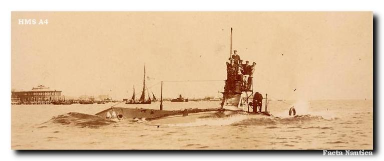 Okręty podwodne: HMS A3, brytyjski okręt podwodny (typ 'A' ,1903)