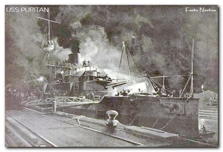 Monitory: USS "Puritan" - amerykański dwuwieżowy monitor pełnomorski