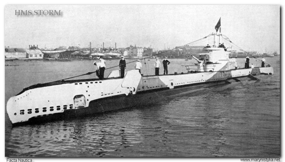 Okręty wojenne: Brytyjski okręt podwodny HMS STORM