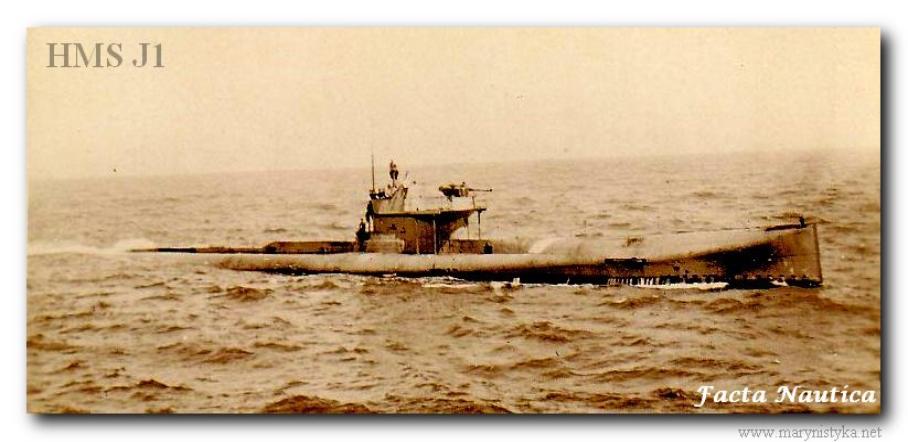 Okręty podwodne: HMS J1, później HMAS J1, I wojna światowa